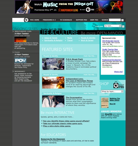 Optimizing PBS's AdSense Ads