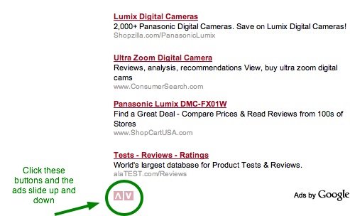 AdSense officially Launch Sliding/Scrolling Text Ads