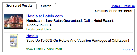 Chitika Interactive Premium Listing Units