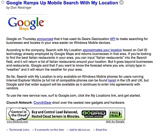 Where to Position Ads in Your RSS Feed