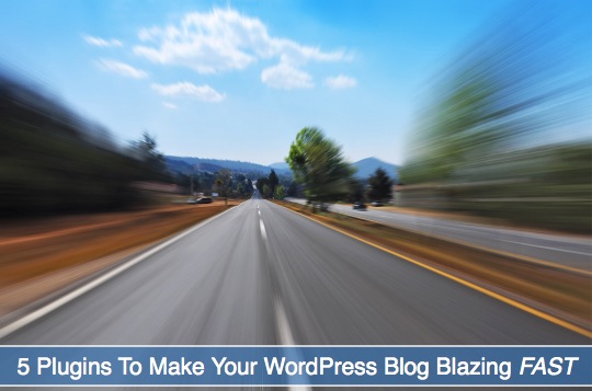 5 Plugins To Make Your WordPress Blog Blazing Fast