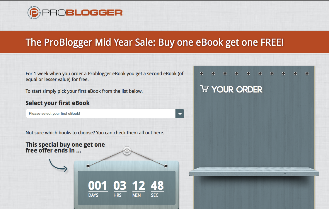 How we Built our 2 for 1 Sale